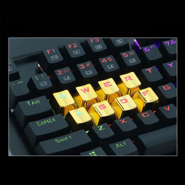 12 Metal coating keycaps for mechanical keyboard – Online Gaming Gear